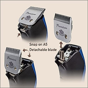 Furzone Detachable Blade - Size 30 Blade 1/50", Made of Extra Durable Japanese Steel, Compatible with Most Andis, Oster, Wahl A5 Clippers