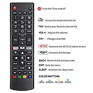 Universal Remote Control for LG Smart TV Remote Control All Models LCD LED 3D HDTV Smart TVs AKB75095307 AKB75375604 AKB74915305