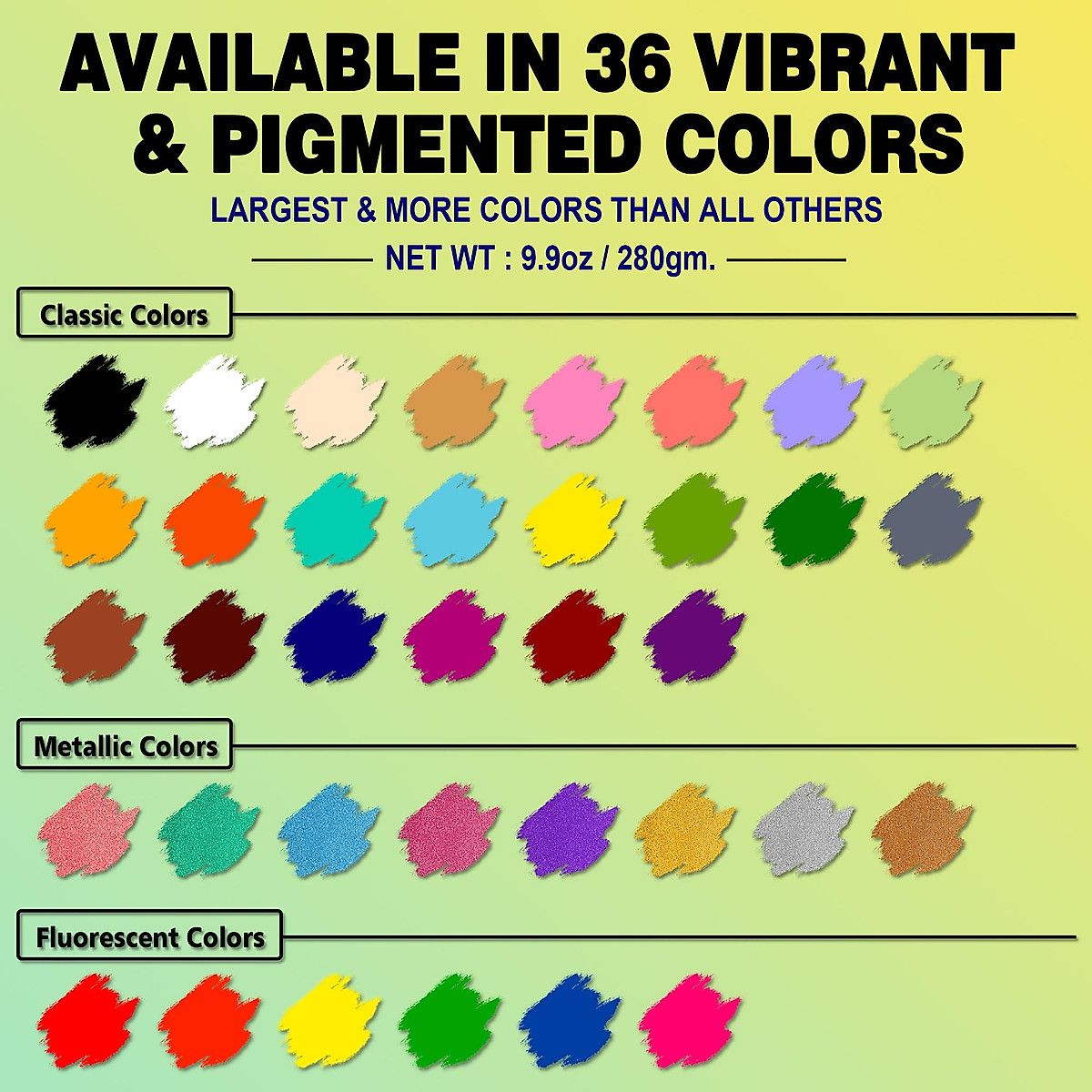 CCbeauty Professional 36 Colors Face Body Paint, Large Cream Face Painting Palette Kit, Non Toxic Hypoallergenic FacePaint for Halloween SFX Special Effects Costume Cosplay Makeup