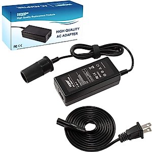 HQRP AC Adapter 110V to 12V 5Amp Converter Compatible with Winegard GM-1518 Carryout Automatic Portable Satellite TV Antenna, P-75 P-20 Koolatron Kool Kaddy 36 Quart Cooler Refrigerator Mini-Fridge