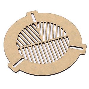 Telescope Focus Mask Acrylic Focus Mask Plate Bahtinov Mask Focusing Mask for Telescopes for Outer Diameter from 60mm to 90mm Telescope Objective Lens