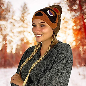 Controller Gear Authentic and Officially Licensed Animal Crossing: New Horizons - Celeste Floral Knit Beanie Foldover and Tom Nook Beanie [2 Pack] - Not Machine Specific