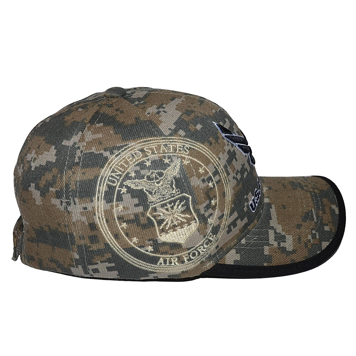 Icon Sports Group US Air Force Hat Official Licensed Military Cap, Unisex Embroidered Camo Military Baseball Cap