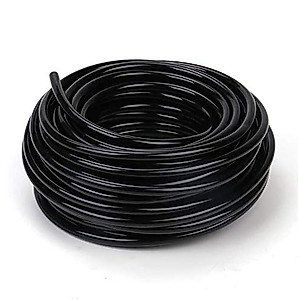 3/8" Irrigation Tubing 50ft, Heavy Duty Blank Distribution Tubing, Watering Drip Automatic Irrigation Equipment Set for Garden Greenhouse,Flower,Patio