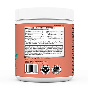 WONDER PAWS Daily Multivitamin Chews Plus Skin + Coat Chews - for Dogs Immune Support, Digestive Health, Joint Support, Skin & Coat - Daily Multi 60 Chews - Skin + Coat 70 Chews