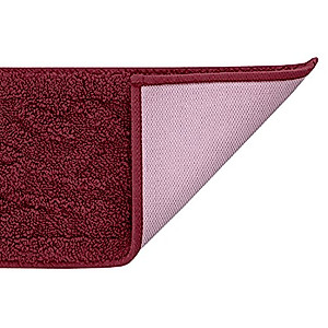 Mohawk Home Foliage Accent Rug, 4 Pc Set 0'9" x 2'5", Cabernet