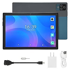 Tablet 10 Inch for Android 12.0, 6GB RAM 128GB ROM, 512GB Expand, Octa Core 4G LTE Tablets, 8MP+16MP, FHD 1920x1200, BT5.0, 7000mAh Fast Charge, 2.4G/5G WiFi (Blue)