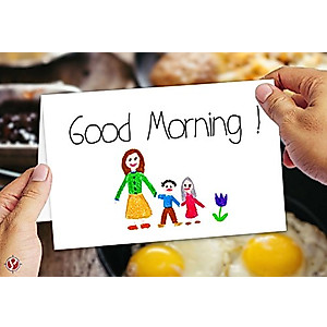 Heavyweight Blank White Half Fold Greeting Cards | For Wedding Invitation, Thank You Cards, Stationary Printing and DYI Projects | 5.5 x 8.5” Inches | 50 Cards Per Pack