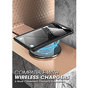 SUPCASE Unicorn Beetle Pro Series Case for Samsung Galaxy Note 10 (2019 Release), Full-Body Rugged Holster & Kickstand without Built-In Screen Protector (Black)