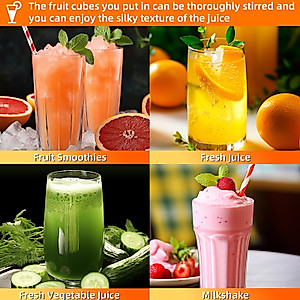 Portable Mini Blender,Personal Blender for Shakes and Smoothies,Fresh Juice Portable Blender With USB Rechargeble,Cordless 15 OZ Mini Fruit Juice Mixer For Travel,Camping,Gym,Office