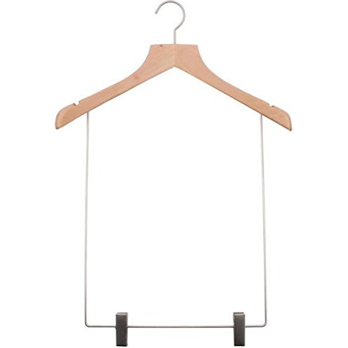 NAHANCO 24017 Concave Display Hanger, Low Gloss Natural, 17" 12/Carton, Pounds (Pack of 12)