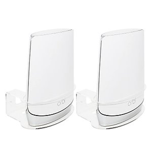Orbi WiFi 6 Wall Mount Holder,Wall Mount Holder for Orbi Tri-Band Mesh WiFi 6 Router(RBK850)(RBK852)(RBK853)/(RBS750)(RBS751)(RBK752)(RBK753)/(AX4200)(AX5700)(AX6000) Orbi Mesh WiFi 6 System (2PCS)
