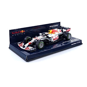 Minichamps 410211633 1:43 Red Bull Racing Honda RB16B-Max Verstappen-2nd Turkish GP 2021 Collectible Miniature Car, Multicoloured