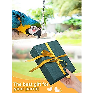 Winter Warm Bird Nest, Plush Bird Bed for Cage with Fixable Opening to Keep Shape, Parrot Hammock Snuggle House, Gift for Macaws African Grey Amazon Parrot Cockatiel