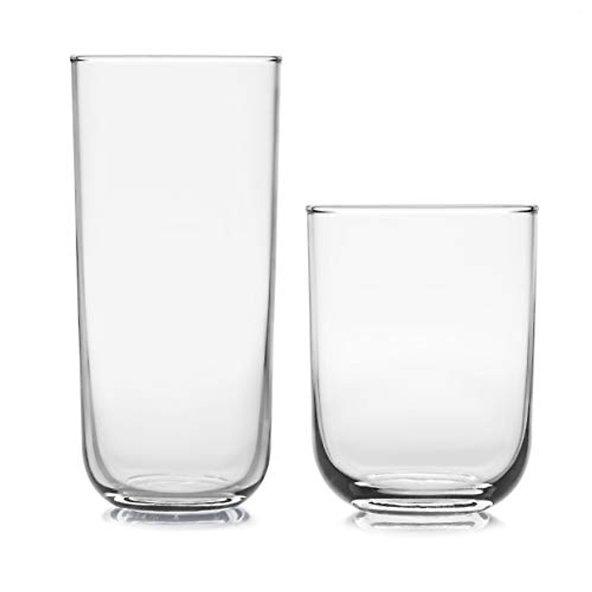 Libbey Polaris 16-Piece Tumbler and Rocks Glass Set, Axis
