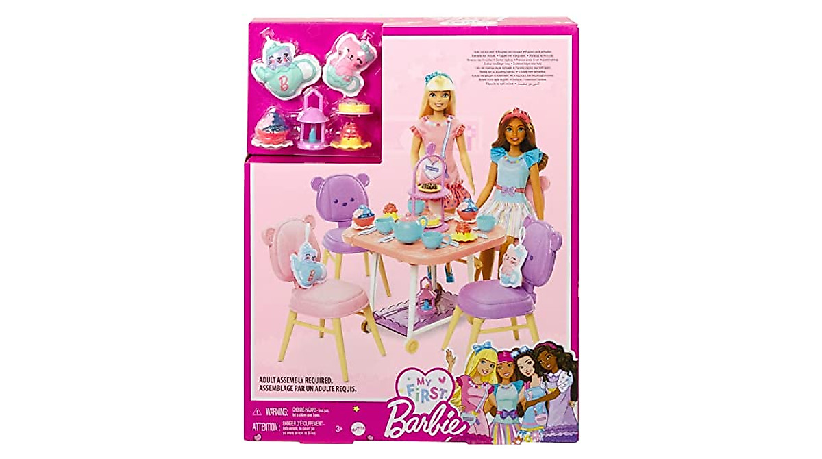 Charming Barbie Tea Party Playset for Preschoolers