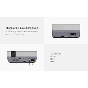 Retroflag NESPi 4 Case Raspberry Pi 4 Case with Safe Shutdown Safe Reset, SSD Case,HDMI Splitter Switch