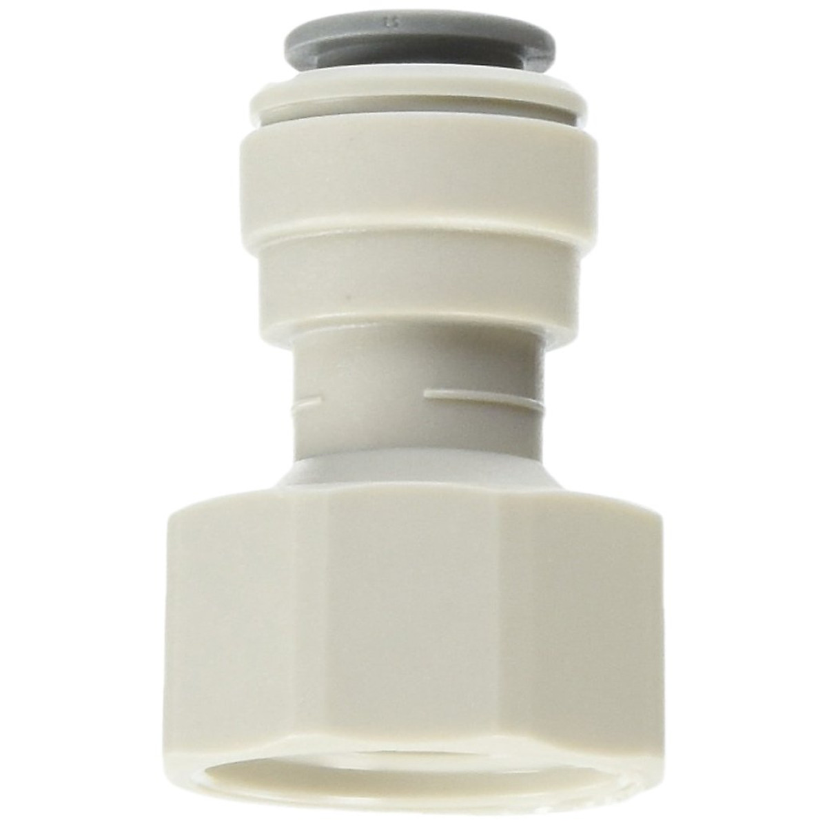 John Guest PI451215CS Female Connector, 3/8" OD x 5/8" BSPP (Pack of 10)