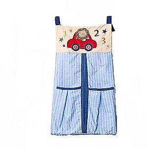 3 PCs Nursery Crib Bedding Set Airplane Rocket Fashion Baby Boy Girl Gift Idea 1 Quilt 1 Fitted Sheet 1 Diaper Organizer