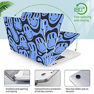 Watbro Compatible MacBook Air 13 inch Laptop case 2020 2019 2018 Release A2337 M1/A2179/A1932, 70's Retro Pattern case, Suitable for MacBook Air 2020 with Touch ID