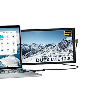 Mobile Pixels DUEX Lite 12.5" 16:9 Full HD Portable Laptop LCD Monitor, Cool White