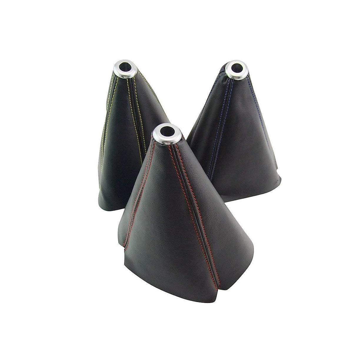 PVC Shift Boot for Manual Automatic Car/Auto Gear Shift Knob Cover MT/at Universal Type (Red)