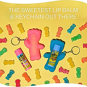 Taste Beauty Sour Patch Kids–Flavored Lip Balm and Keychain Holder, (Flavor), 2-Piece Set