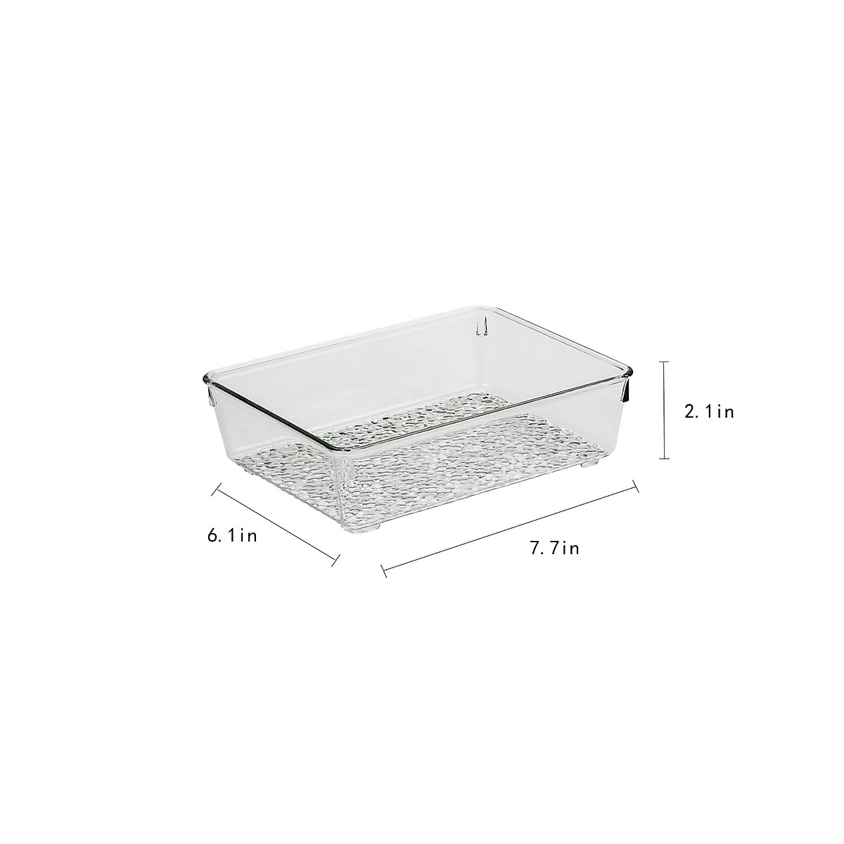 fontal Refrigerator Organizer and Storage Bins -3pcs Clear Plastic Bins For Fridge, Freezer, Kitchen Cabinet, Pantry Organization, BPA Free Fridge Organizer