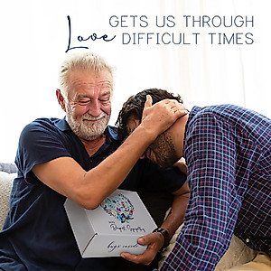 Sympathy Gift Baskets - Care Package for Women, Bereavement Gifts, Sympathy Gifts for Loss of Loved One, Condolences Gift Basket for Loss, Grief Gifts, Sorry for Your Loss Gifts (Ivory)