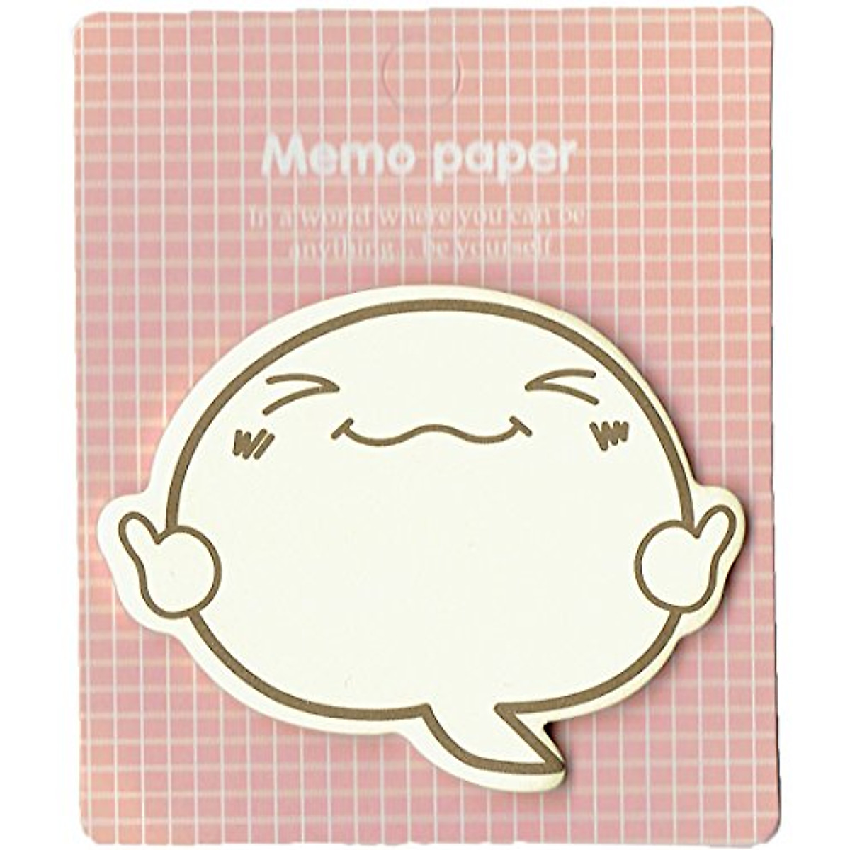 Cute Sticky Note Pads - Smiling Expressions - Pack of 4 - Fun Sticky Notes