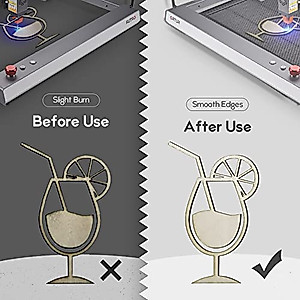 Honeycomb Laser Bed, Laser Cutting Honeycomb Working Table 17.32x18.5x0.87 inch for ORTUR Laser Engraver, Diode Laser Engraving Machine, Fixture Design & Table-Protecting