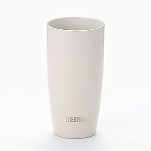 Thermos JDM-420 WH Vacuum Insulated Tumbler, 14.2 fl oz (420 ml), White