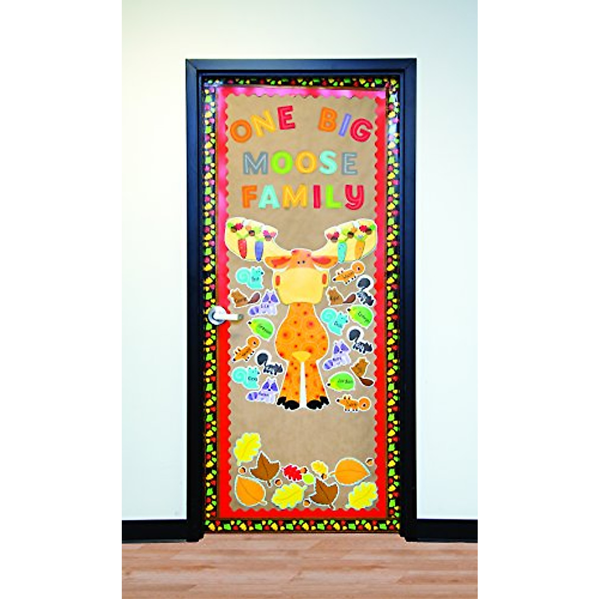 Carson Dellosa – Autumn Leaves Pop-Its Straight Borders, 3D Fall Classroom Décor, 8 Strips