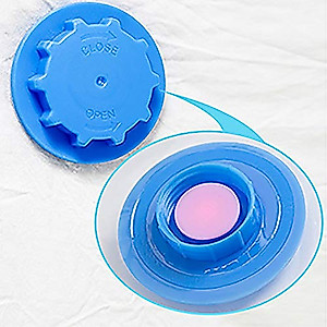 Vacuum Storage Bags Space Saving Bags for Comforters Clothes Pillow Bedding Blanket Storage, Double Zip Lock Seal & Leak Valve, Free Travel Hand Pump Included (4 Pack Medium - 28 * 20 inches)