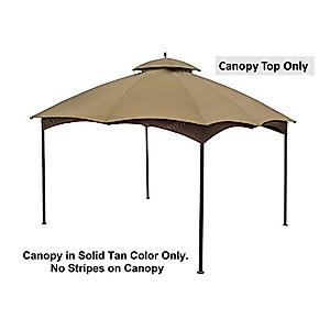 ALISUN Replacement Canopy Top for Massillon 10' x 12' Gazebo Model #L-GZ933PST