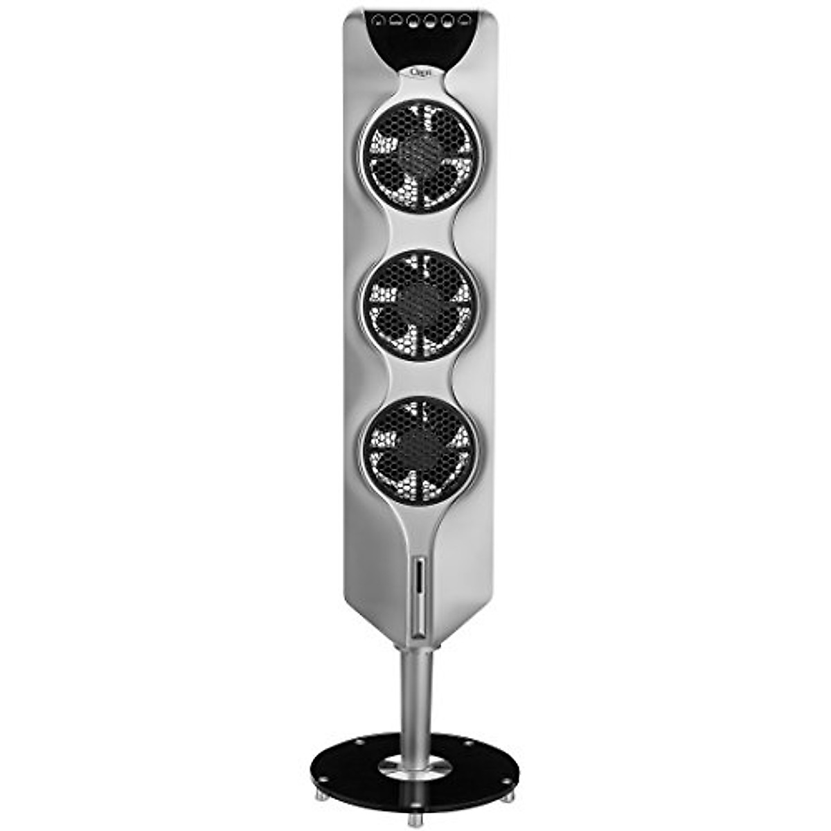 Ozeri 3x Tower Fan (44") with Passive Noise Reduction Technology, Grey