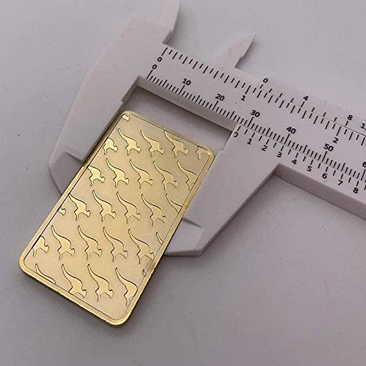 SUNYUANYI Australia 1 Ounce 99.99% Pure Gold Plated bar high Relief Replica Commemorative Coin Gold Bar Coin