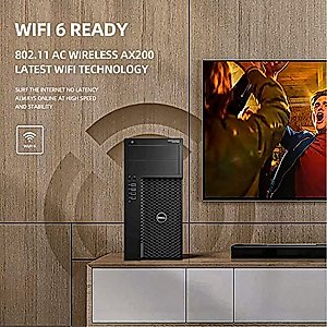 Dell Tower Computers Precision 3620 Desktop PC,Intel i7-6700,32GB DDR4 512GB NVMe SSD+2TB HDD + RGB Speaker Windows 10 Pro