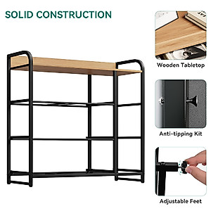 YITAHOME Dresser with 7 Drawers - Fabric Storage Tower, Organizer Unit for Bedroom, Living Room, Hallway, Closets - Sturdy Steel Frame, Wooden Top & Easy Pull Fabric Bins