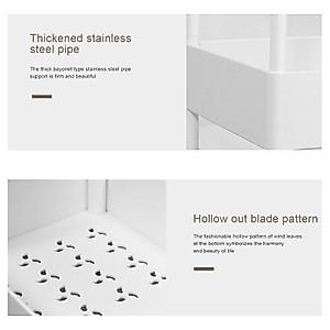 Under Sink Organizer Pull Out Under Sink Storage Rack 2 Tier Under Bathroom Cabinet Storage Multi Purpose Under Cabinet Storage for Kitchen Bathroom Cabinet(white#2)