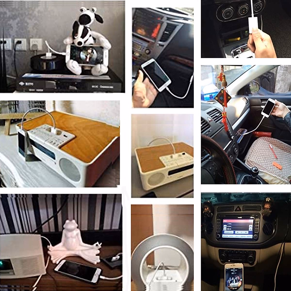 sharllen MFi Certified Lightning to 30 Pin Adapter,2 Pack 8-Pin Male to 30-Pin Female Connector Converter with iPhone Charger Cable Cord Compatible iPhone 12 11 X 8 7 6P 5S 4S 4 3 3G/iPad White&Black