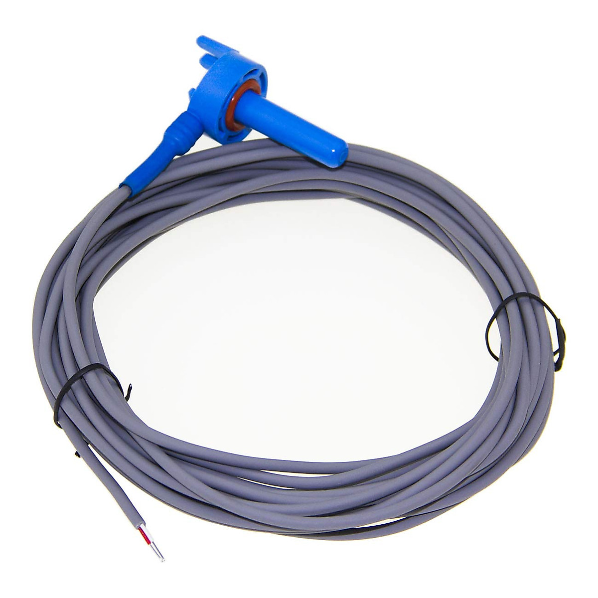 2 Pack 520272 Pool 7790 Temperature Sensor Thermistor Air/Water/Solar 20' Feet Cable for Jandy - Replacement Pool/Spa (10K-ohm Sensor - Includes 2 Pcs 2" Pipe Clamp)