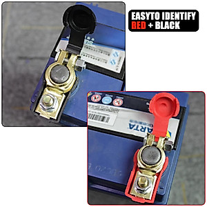 Fogfar 6 PCS Pure Copper Terminal Block, Car Cable Terminal Connector Classification Kit, Fit for Car Boat Truck Van (Multicolored)