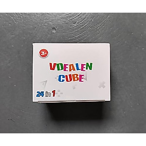 Vdealen 24 Pack Mini Cube Puzzle Party Favors for Kids, 1.18in 3x3 Magic Cube School Rewards & Classroom Prize for Students, Birthday Party Favors Easter Christmas Stocking Stuffers Gifts for Kids