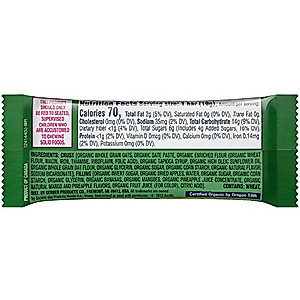 Gerber Organic Grain & Grow Toddler Bars, Banana Mango Pineapple, Soft Baked Grain Bars Toddler Snack, 8 Individually Wrapped Bars/Box (Pack of 2 Boxes)