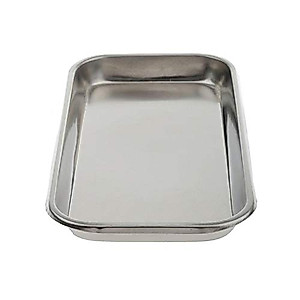 Grey990 Rectangle Shape Dental Equipment Stainless Steel Plate Dish Holder Plate