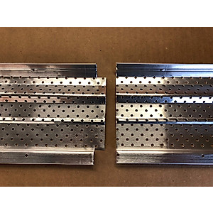 A-M Gutter Guard - Aluminum 5" (100 Feet, Mill Finish) with 100-1/2" #8 Stainless Steel Zip Screws - Includes 1/4" Magnetic Hex Driver