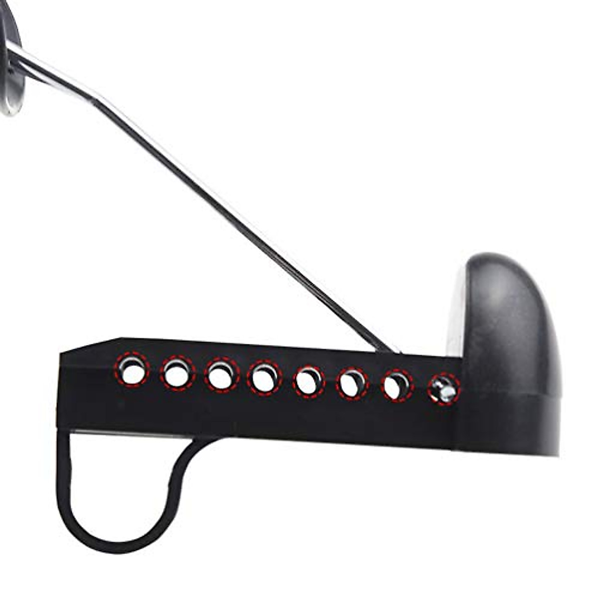 DOITOOL Sneaker Rack Sneaker Rack 4 Pcs Plastic Shoe Stretcher Adjustable Shoe Tree Shoe Shaper Boot Holder Shaper Organizers for Women Shoe Size 35-39 Black Mens Shoe Rack Sneaker Shelf