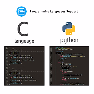 Gewbot Complete Starter Kit for Raspberry Pi 4 B 3 B+ with Python C Code,40 Projects STEAM Education Kit,DIY Electronic Kit with 480 Pages PDF Manual