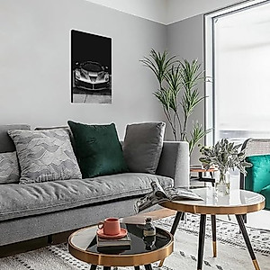 Car Poster Ferrari F40 Supercar Posters Racing Car Canvas Wall Art For Boy's Bedroom SuperCar Wall Decor Frame-style 24x36inch(60x90cm)